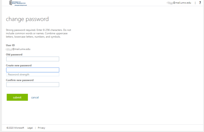 UMW NetID and Password - UMW Login ID and Password